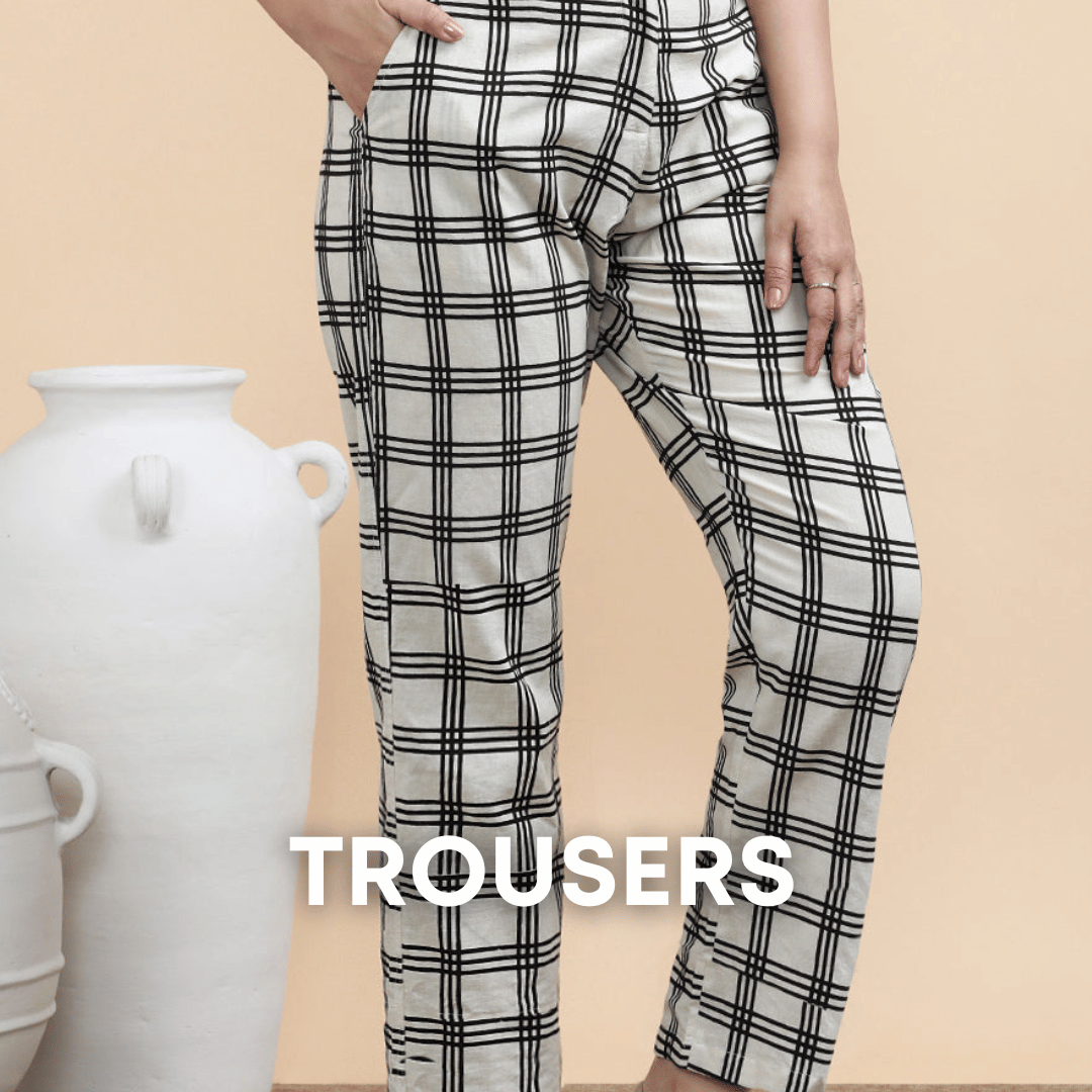 Soma Collection - 100% Natural Cotton and Linen Trousers for Women – Binks