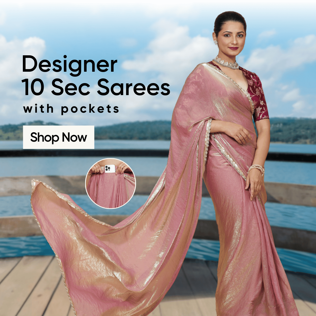 Shop Latest Readymade Saree Blouses, Sarees, Lehengas & More | Binks