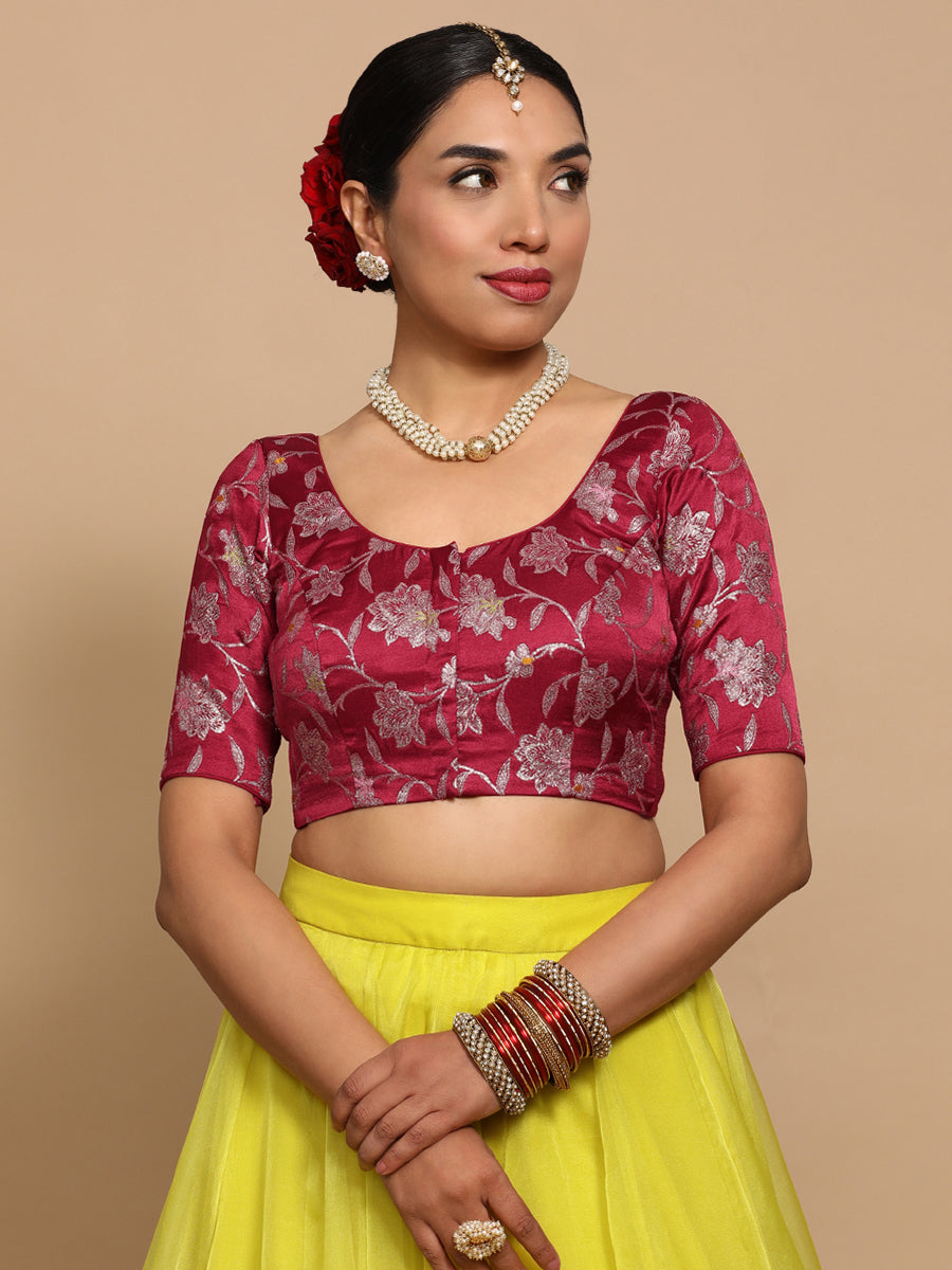 Zaina x Tyohaar Red Blouse | Party & Festive – Binks